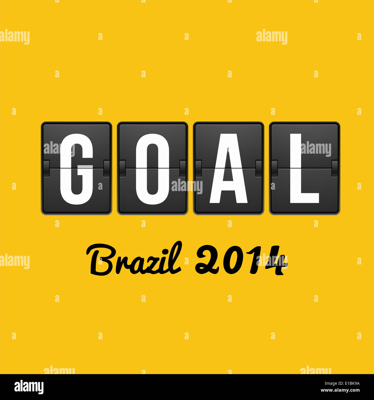 Goal football soccer concept letter Stock Photo - Alamy