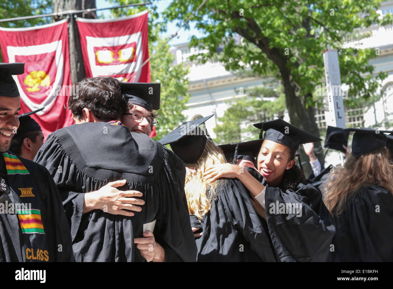 Harvard commencement ceremony hi-res stock photography and images - Alamy