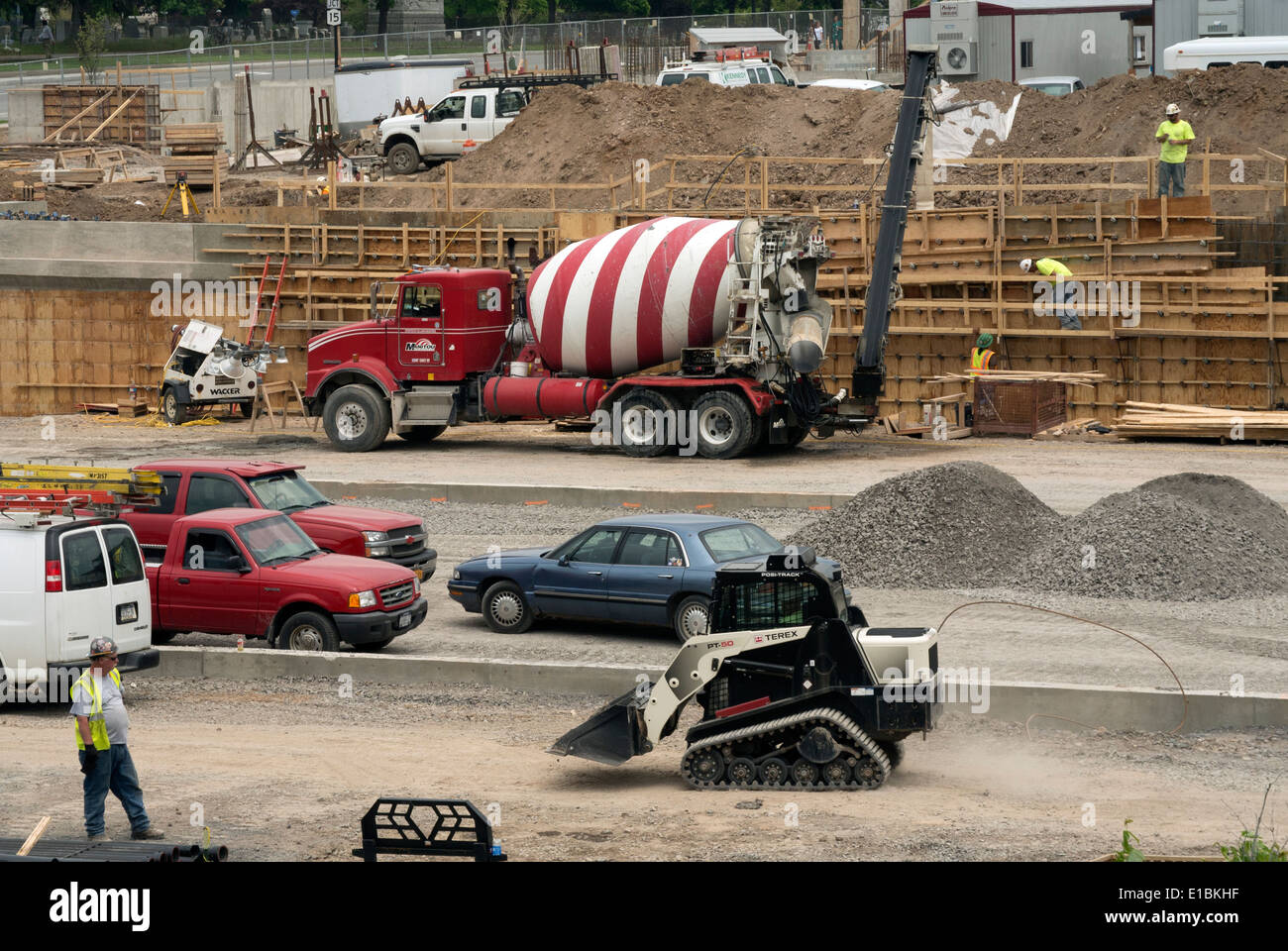 Strong Memorial medical center construction site, Rochester NY USA ...