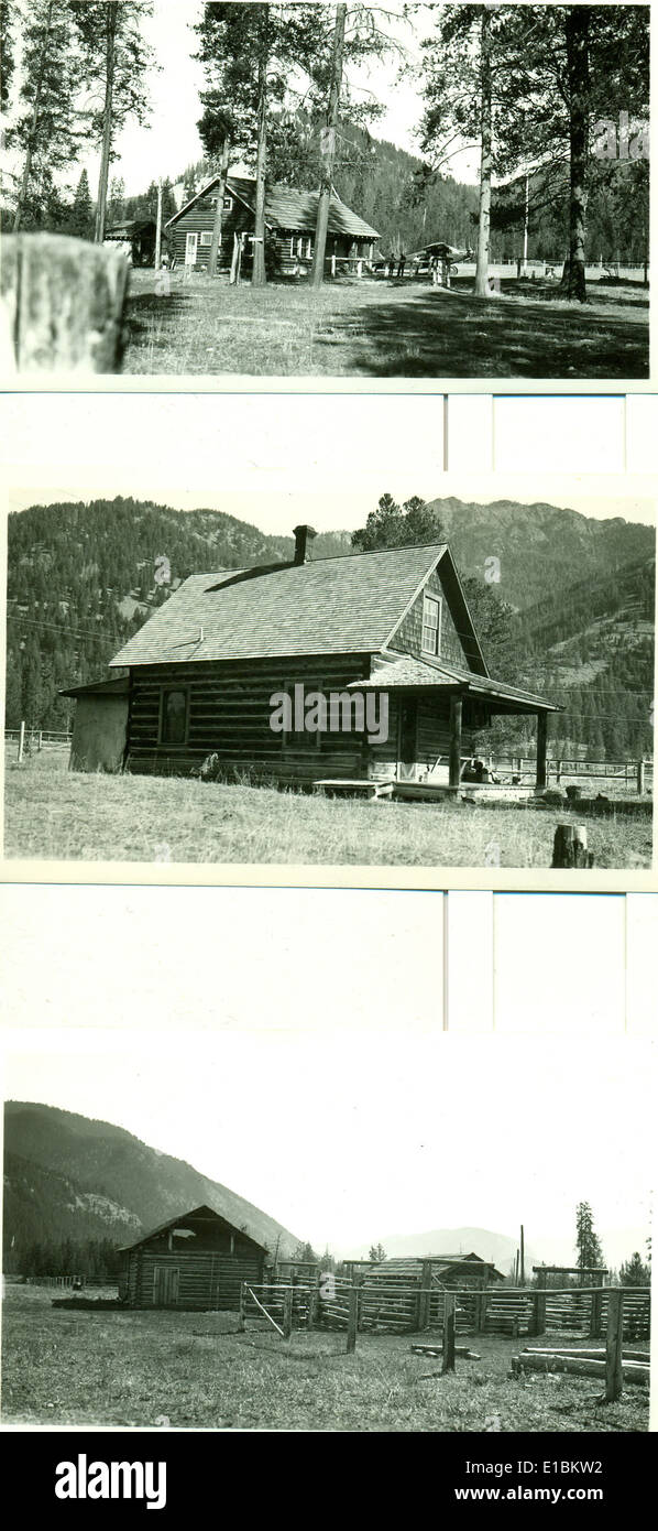 Big Prairie Admin Bunkhouse barn Stock Photo - Alamy