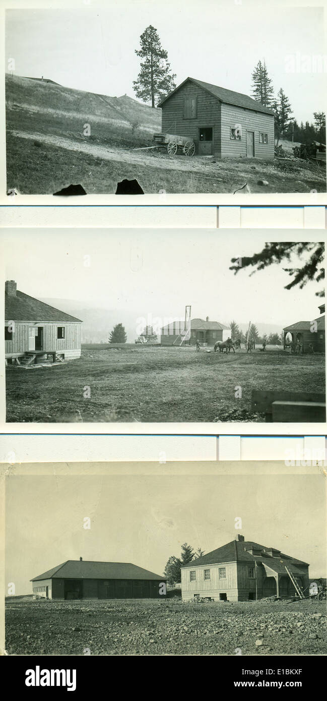 Big Fork Ranger Station, built in 1937 in Flathead National Forest, has ...