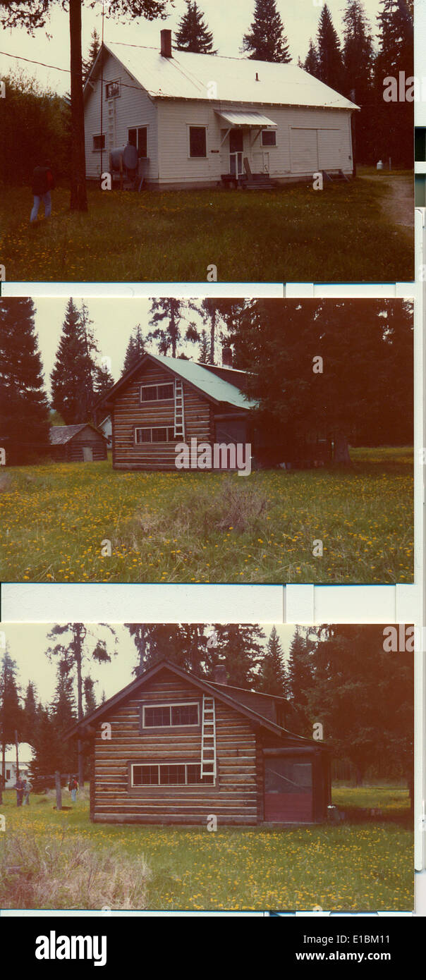 The Upper Ford Ranger Station buildings, located in Kootenai National ...
