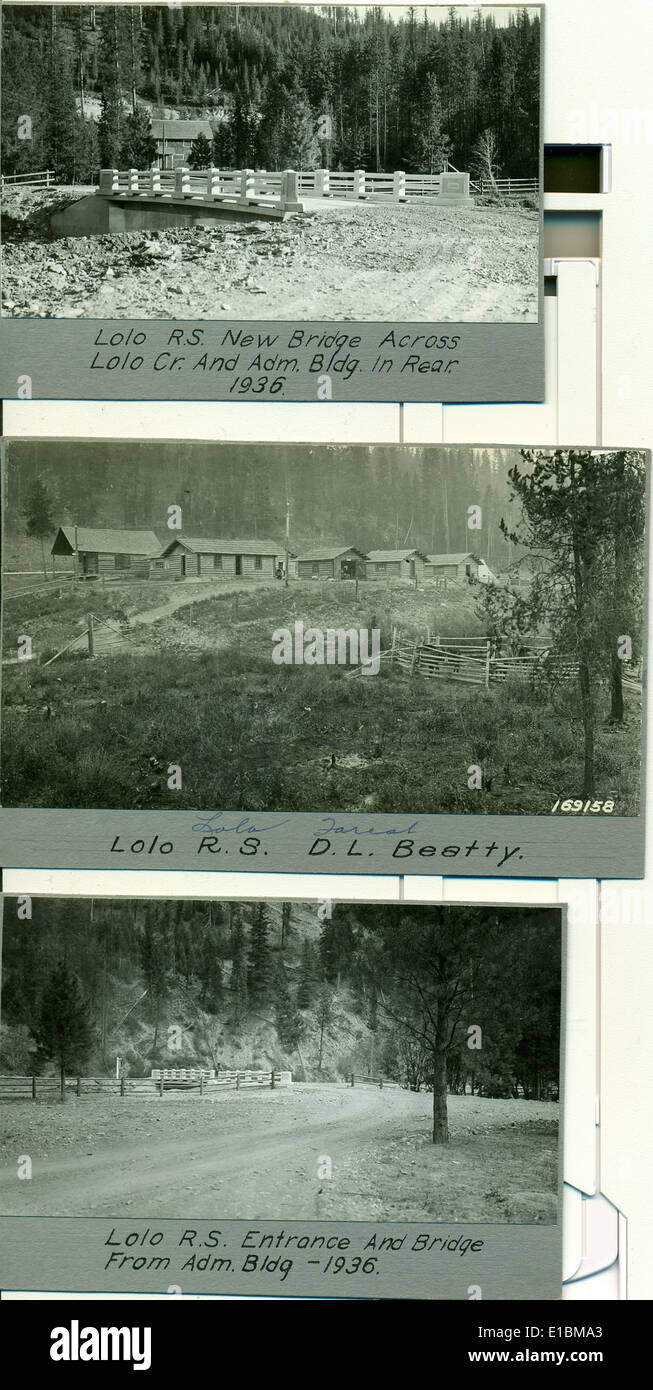 The Lolo National Forest, established in 1936, features historic ...