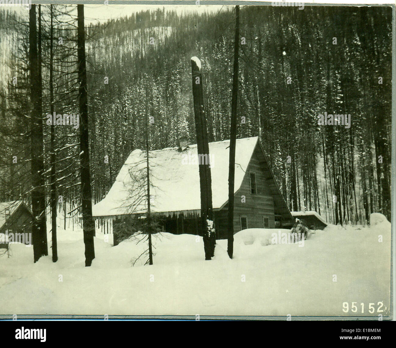 The historic Taft Buildings and Ranger Stations in the Lolo National ...