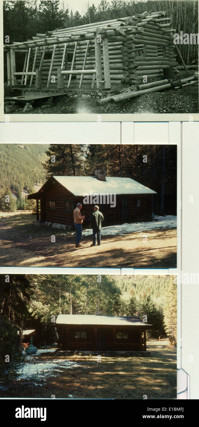 The Four Mile Ranger Stations in Flathead National Forest, built in ...
