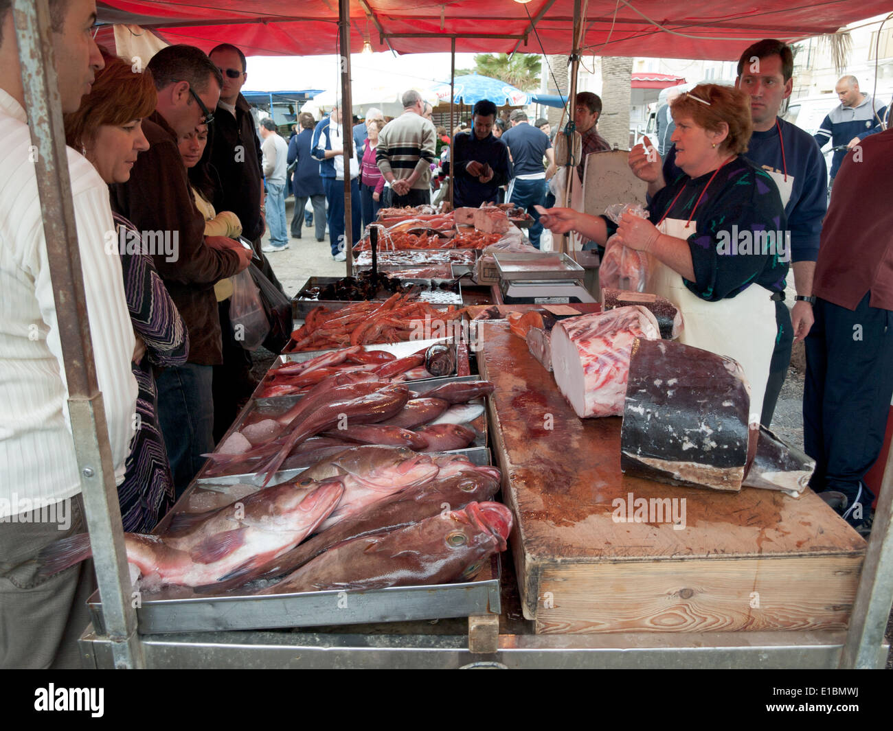 Fish Vendor Marsaxlokk Market High Resolution Stock Photography and ...