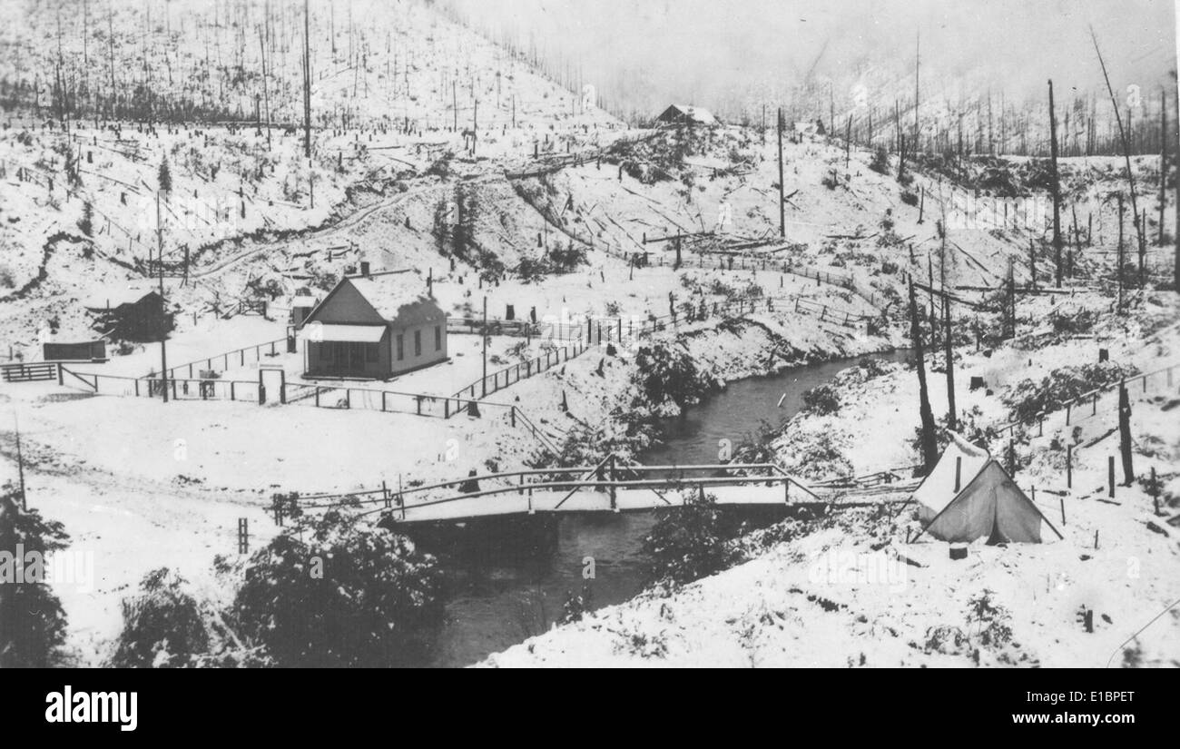 A historic photo from the Forest Service Northern Region Archives ...