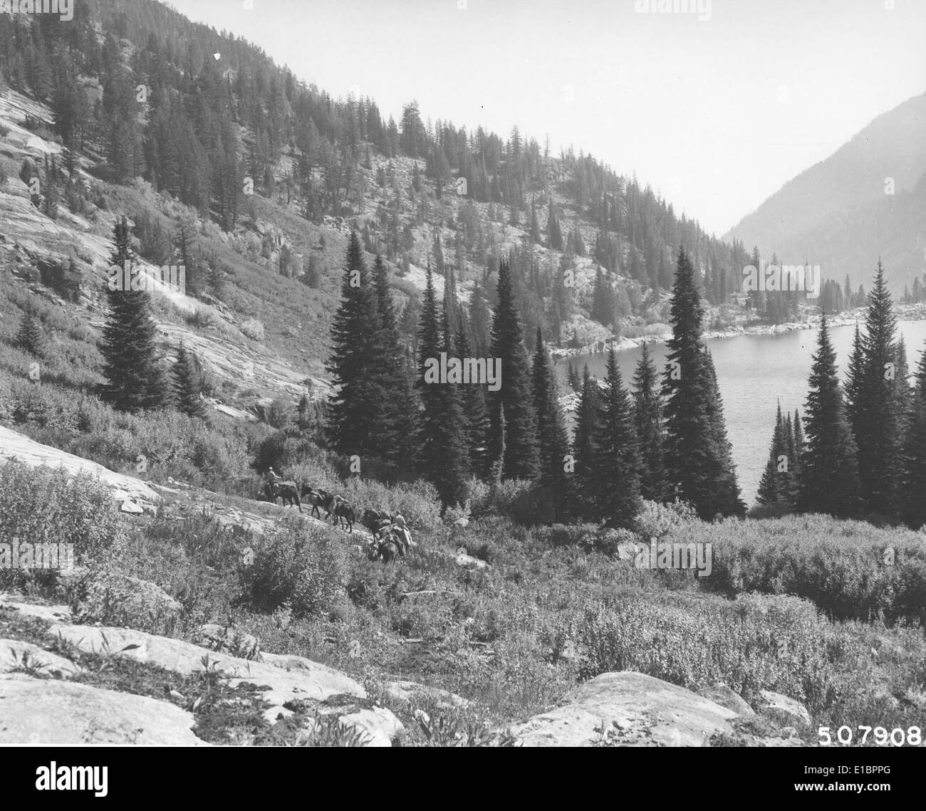 This archival photograph showcases the recreational activities and ...