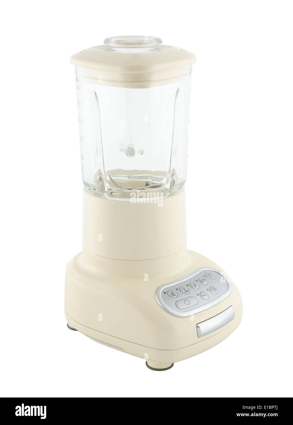 Kitchen appliances - beige blender, isolated on a white background ...