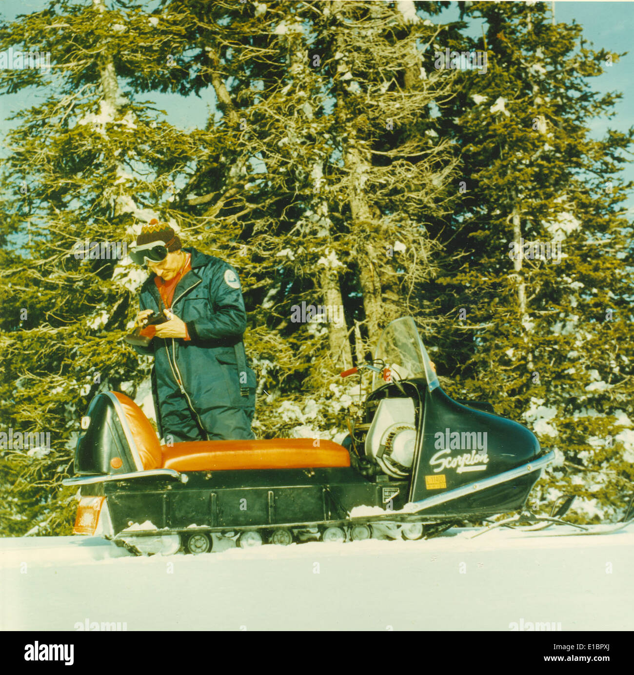 A historic photograph capturing the Rockin Fire in Bitterroot National ...