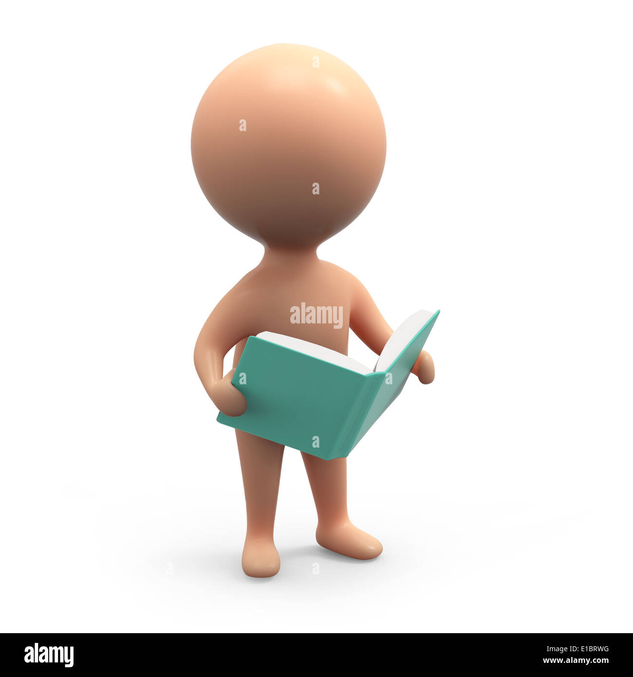 Little 3d reading book hi-res stock photography and images - Alamy