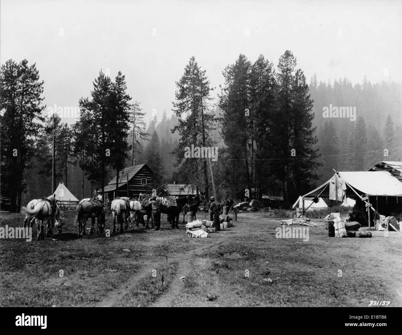This archival image captures a significant moment in environmental ...