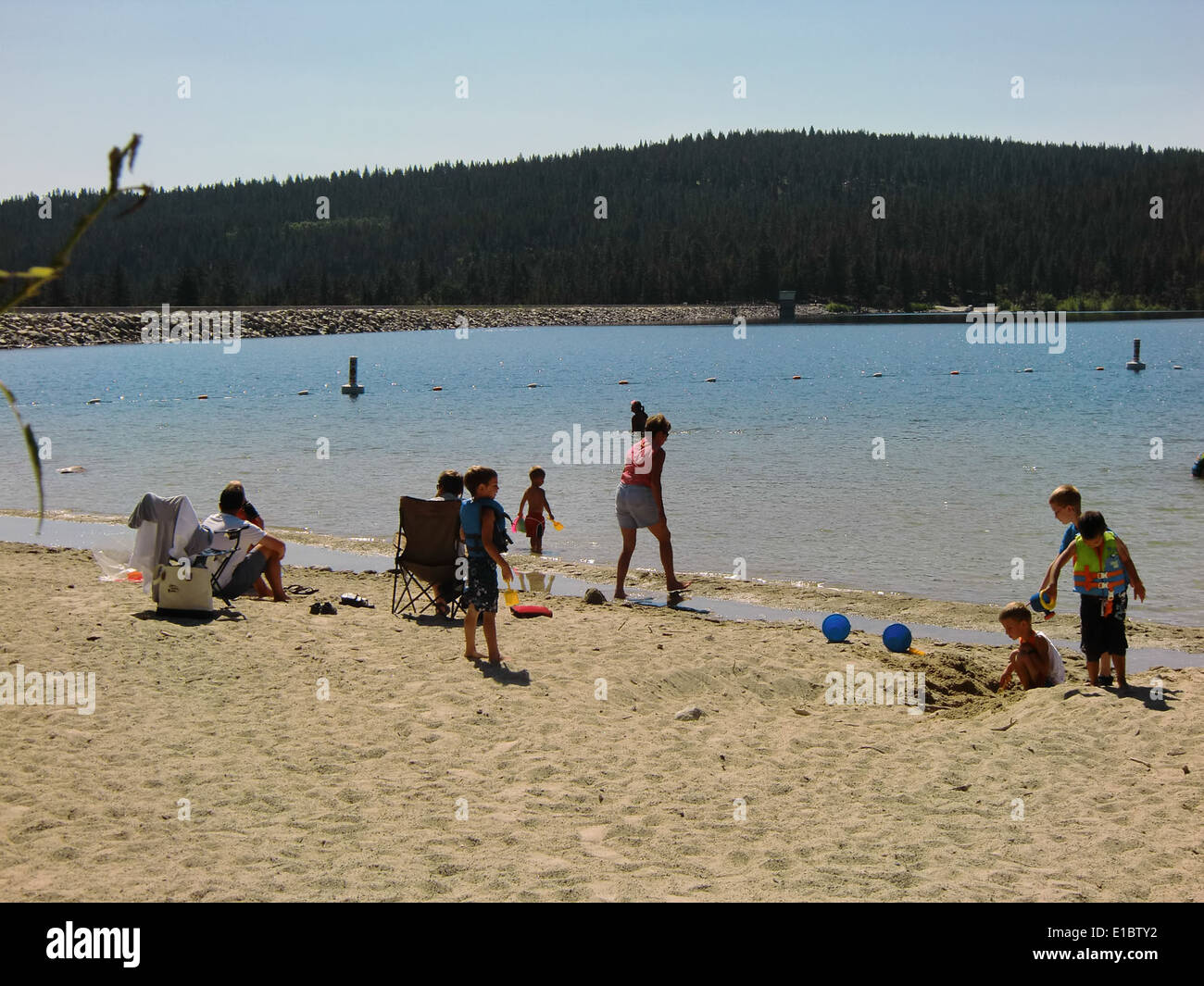 Lake Como in the Bitterroot National Forest was a site of development ...