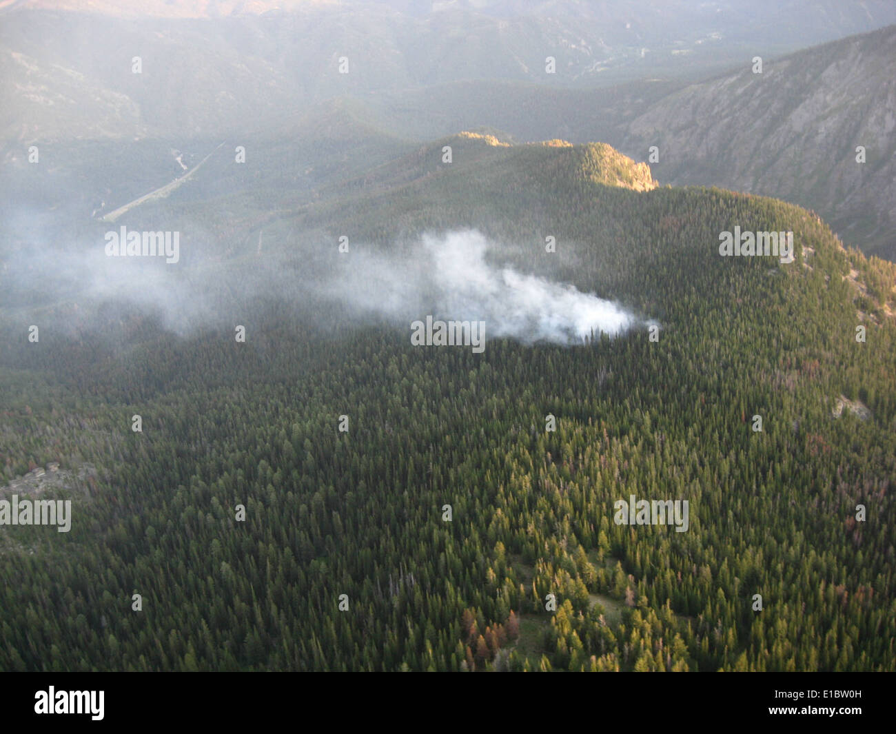 The Lavene Wildfire in Bitterroot National Forest's West Fork Ranger ...