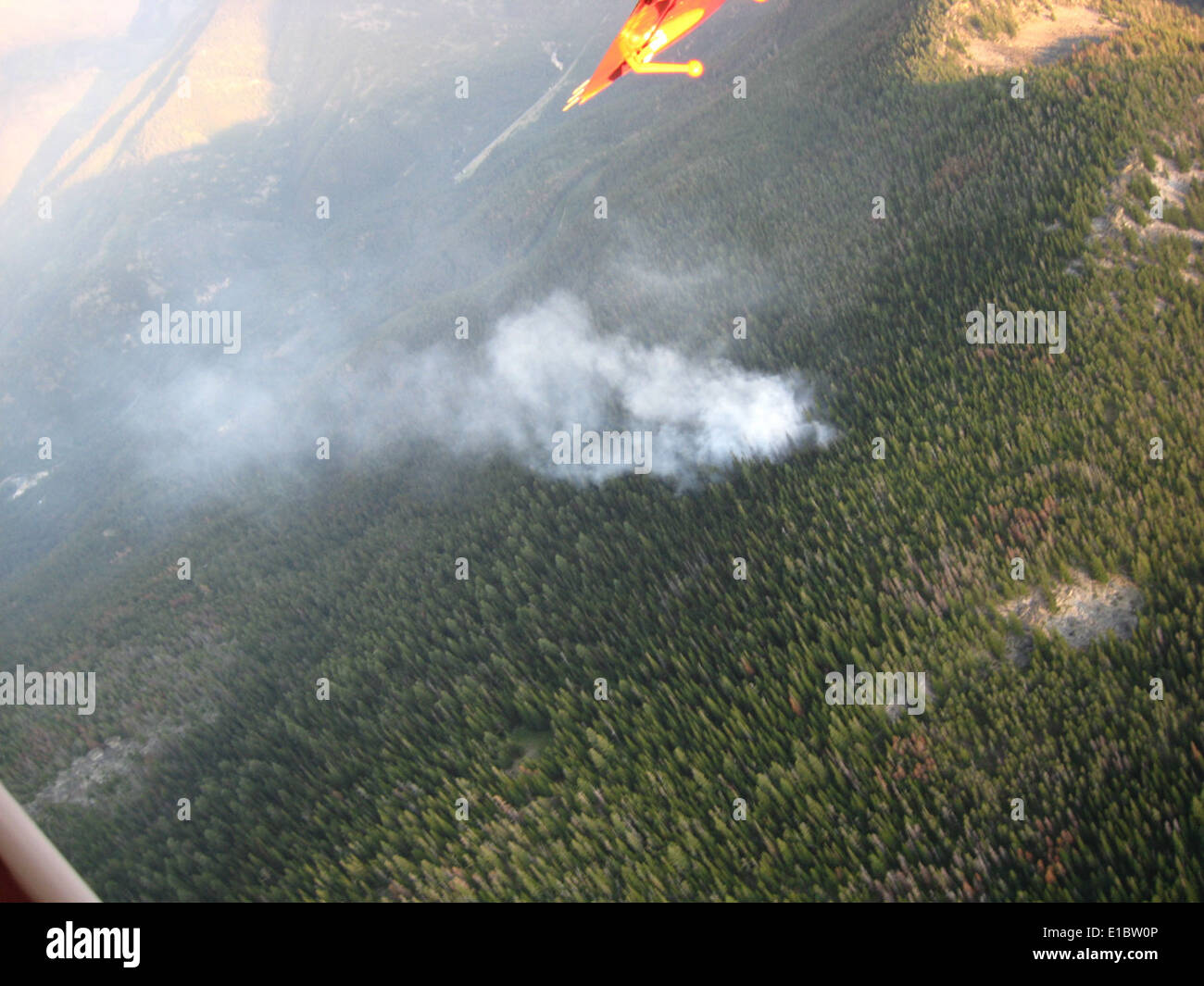 The Lavene Wildfire in Bitterroot National Forest’s West Fork Ranger ...