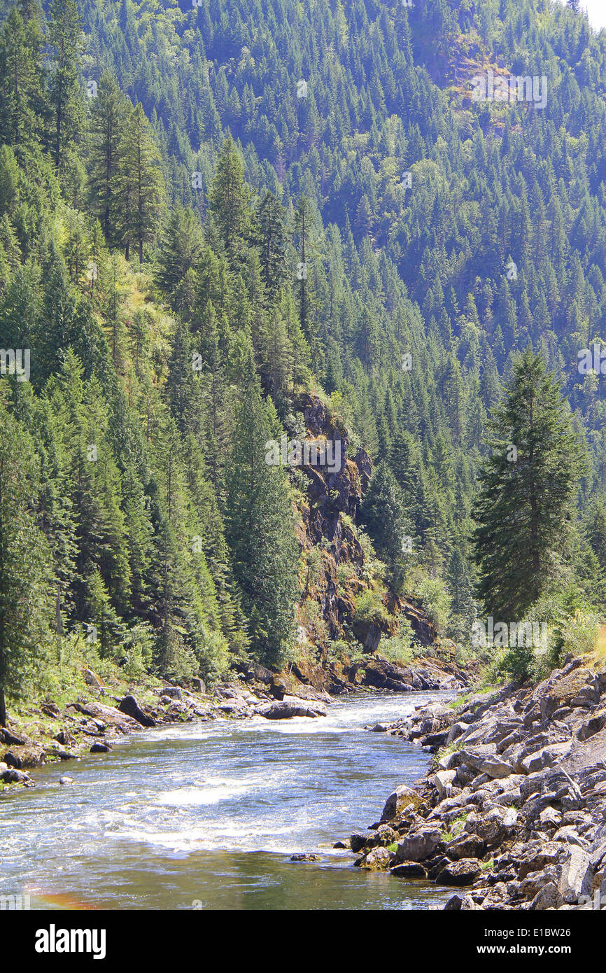 The Lochsa River, located in Idaho's Clearwater National Forest, is a ...