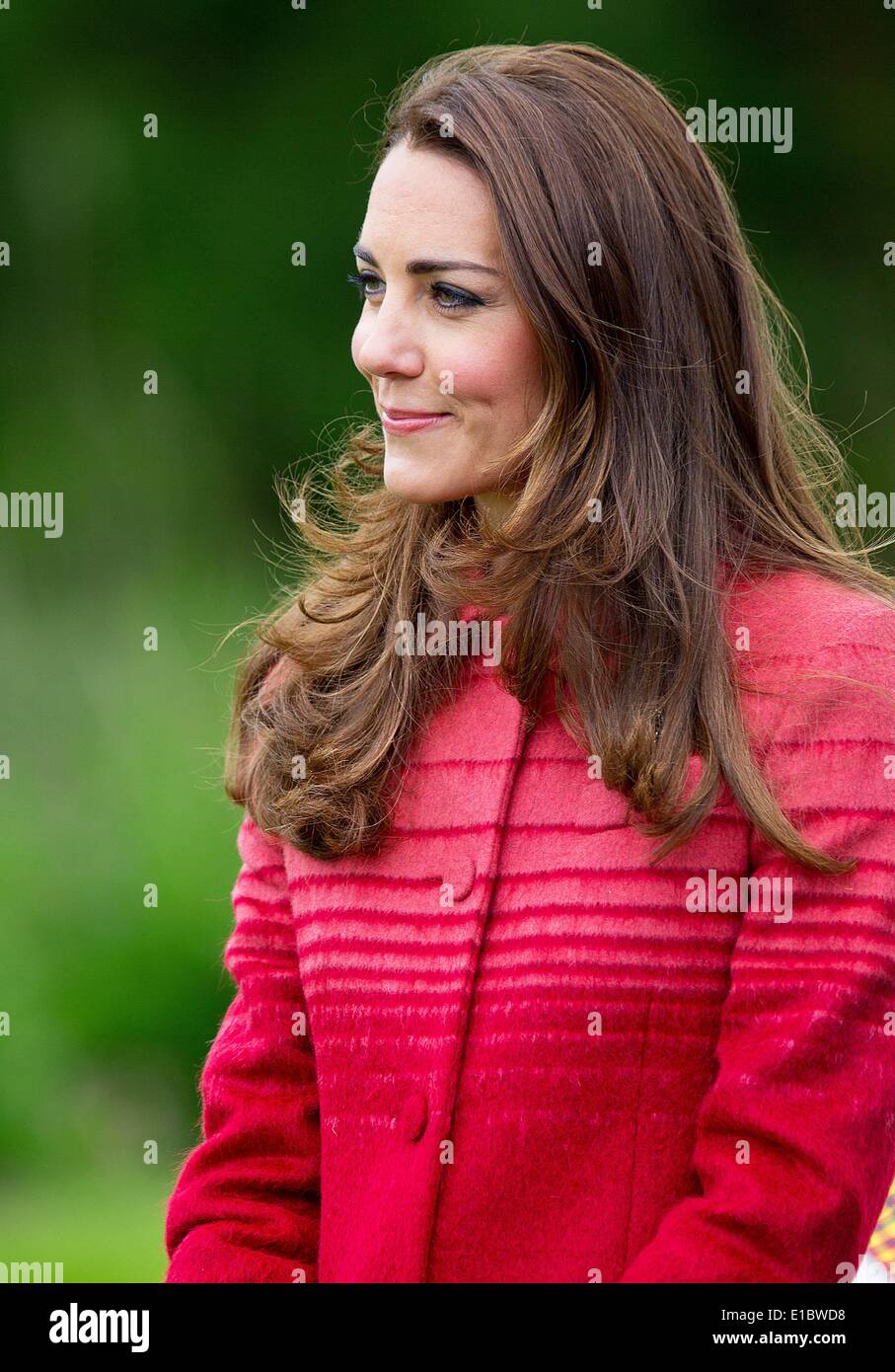 Forteviot, Scotland, UK. 29th May, 2014. Duchess of Cambridge ...