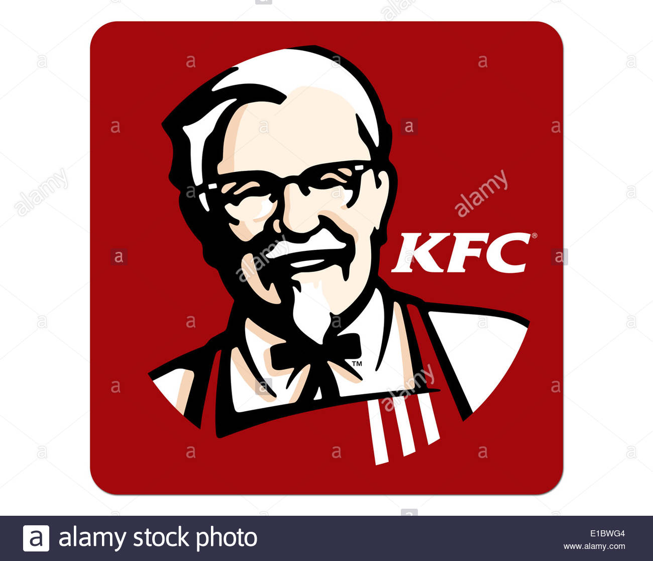 Kfc Icon Logo Isolated App Button Stock Photo, Royalty Free Image ...