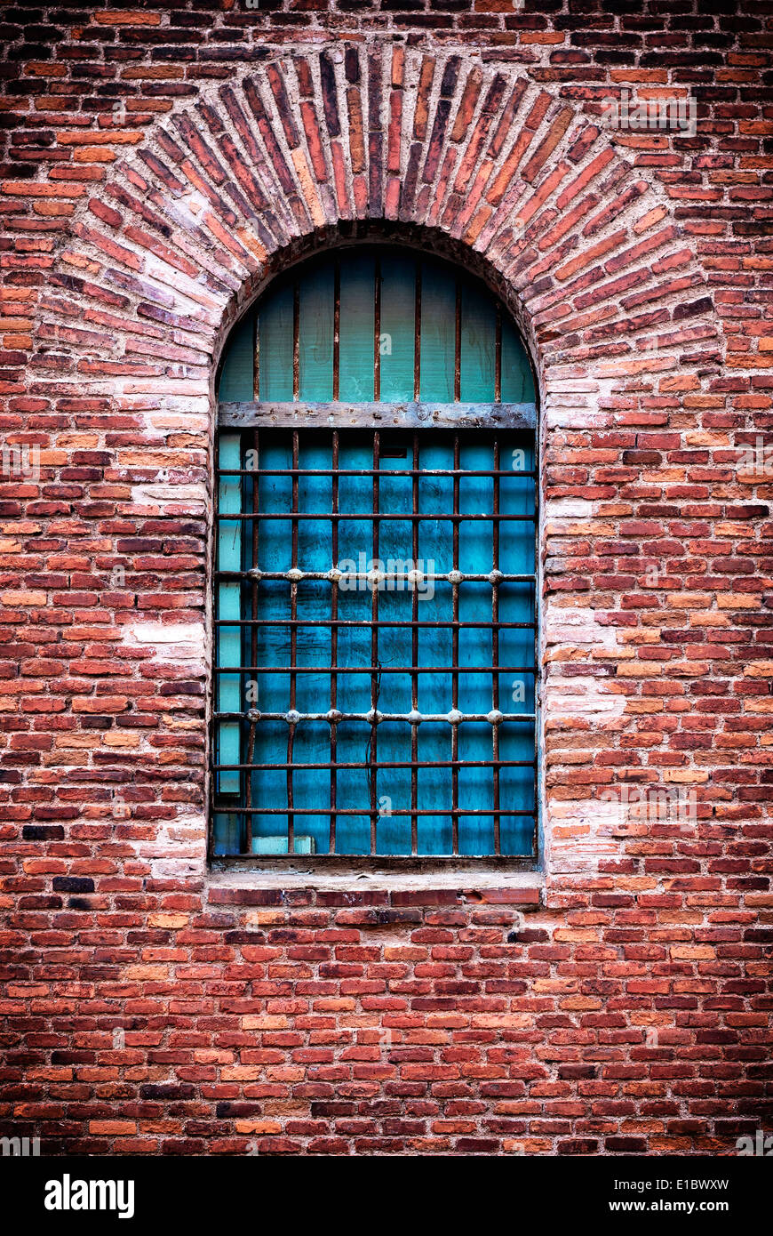 window on brick wall Stock Photo - Alamy