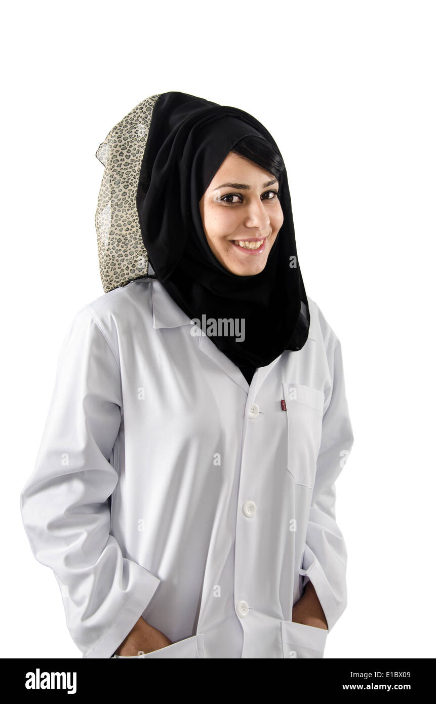 Arab Female Doctor Stock Photo - Alamy