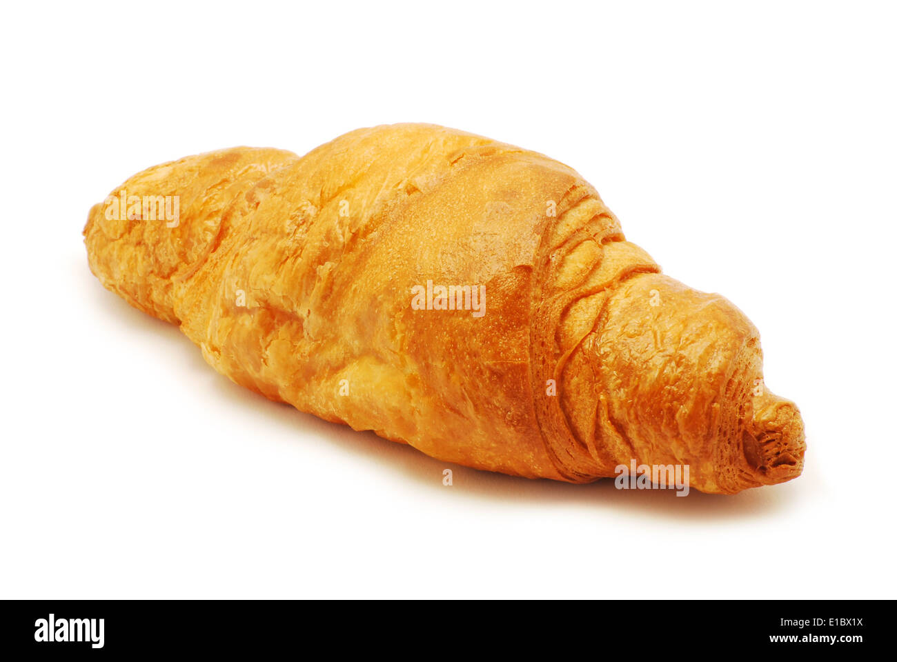Fresh and tasty croissant over white background Stock Photo - Alamy