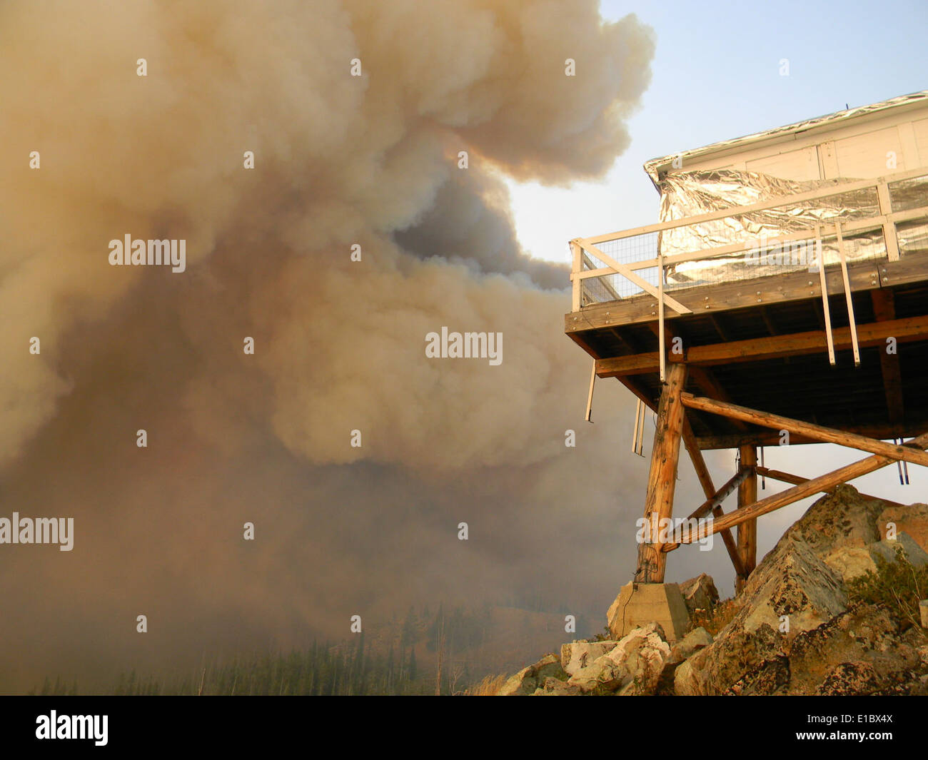 The 41 Complex Fires burned across the Bitterroot National Forest ...