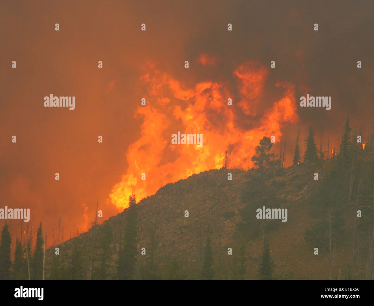 Up Top fire Stock Photo - Alamy