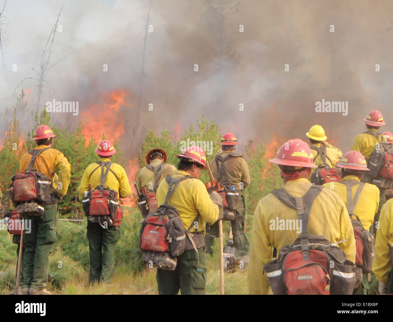 In 2011, a fire crew responded to the 41 Complex Fire in the Bitterroot ...