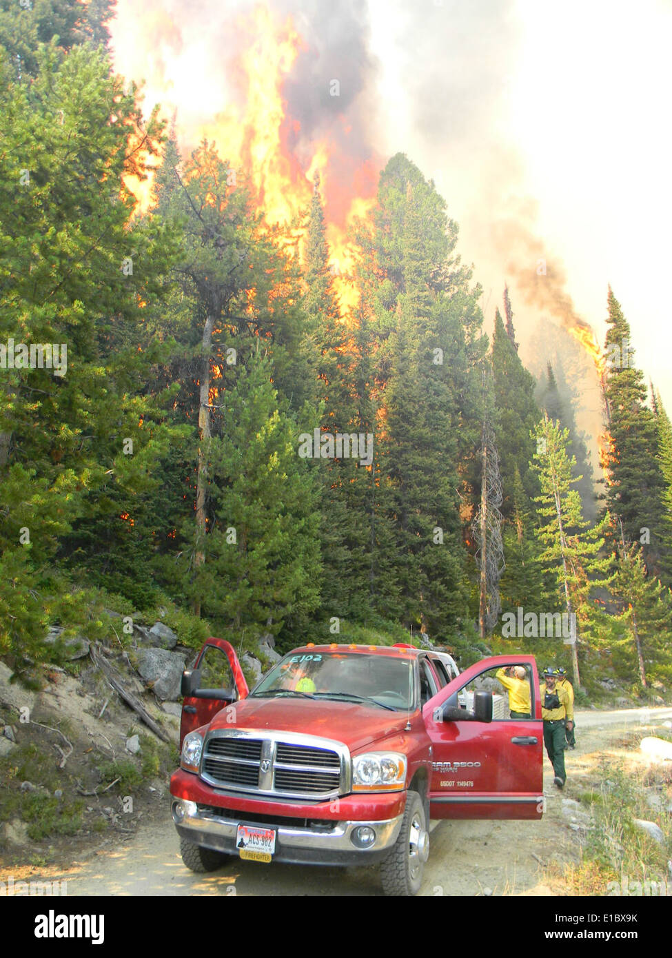 The 41 Complex Fire in 2011 affected large areas of the Bitterroot ...