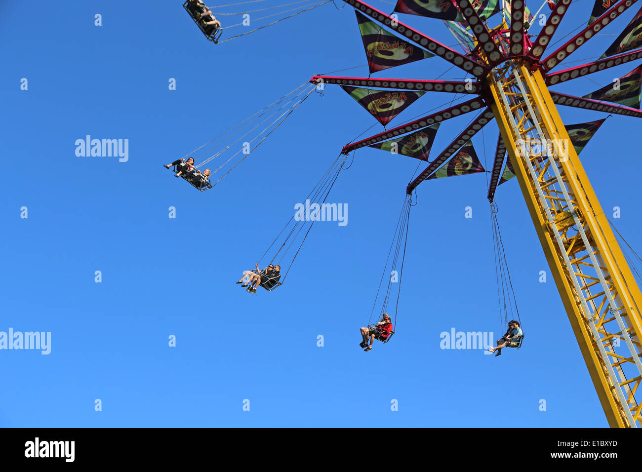 Flying carousel hi-res stock photography and images - Alamy