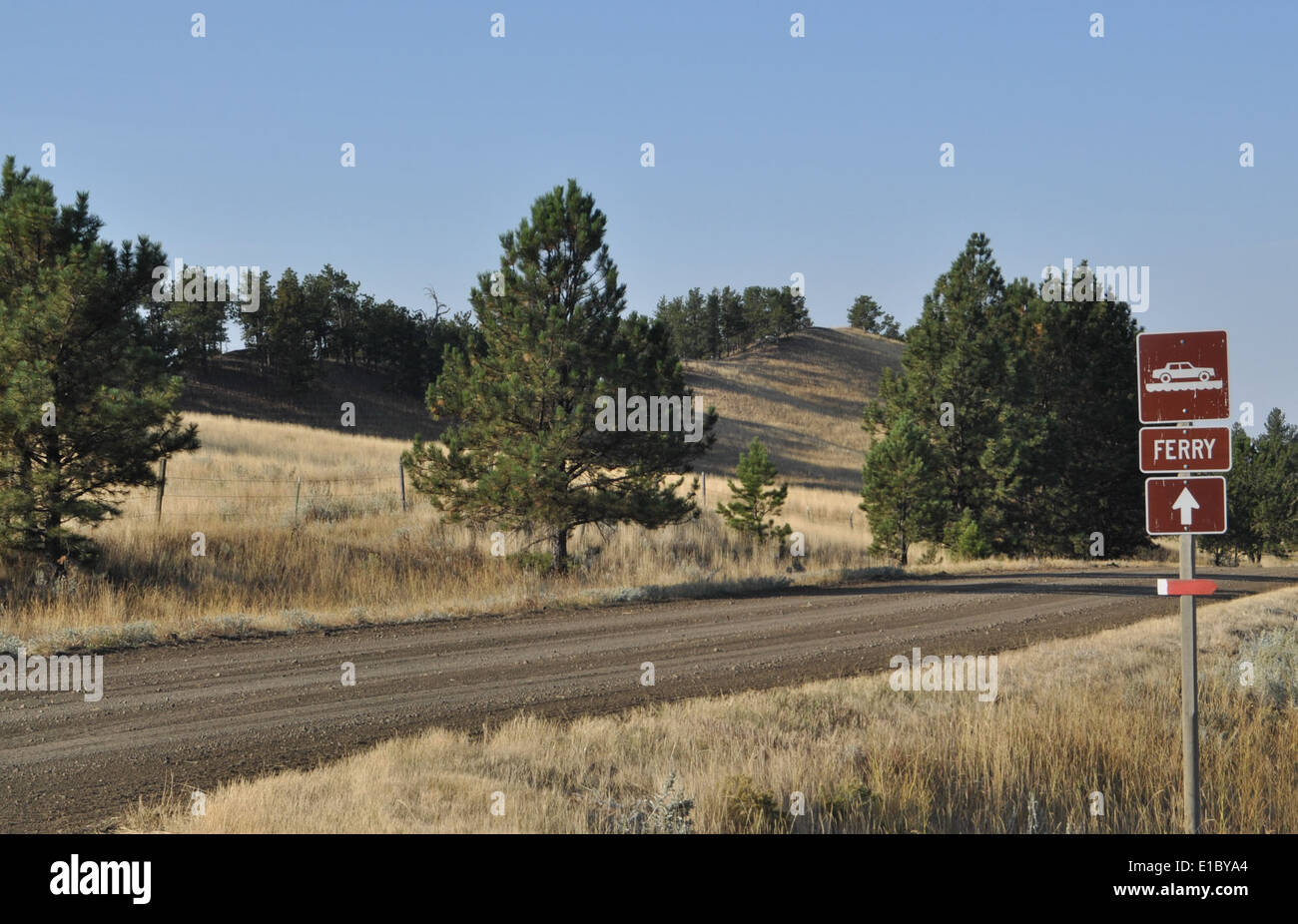 A view along the Nez Perce National Historic Trail (NPNHT) near ...