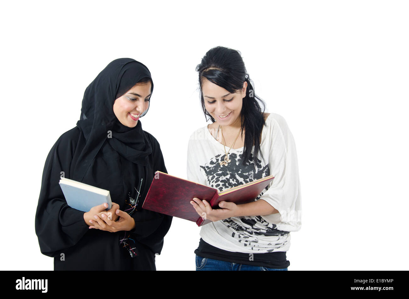 Arab Female Students Stock Photo - Alamy