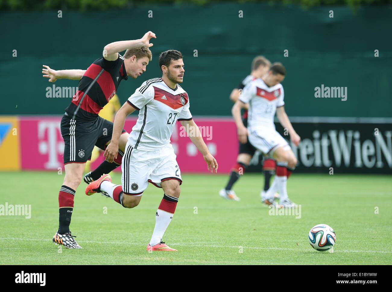 Passeier, Italy. 29th May, 2014. HANDOUT - Kevin Volland (R) of the ...