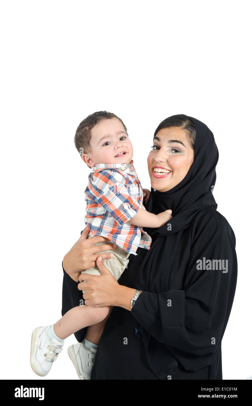 Muslim mother family dubai hi-res stock photography and images - Alamy