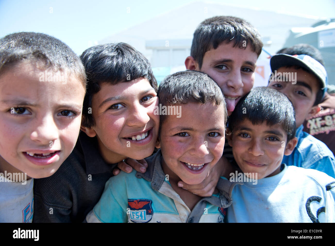 Syrian refugee camp germany hi-res stock photography and images - Alamy