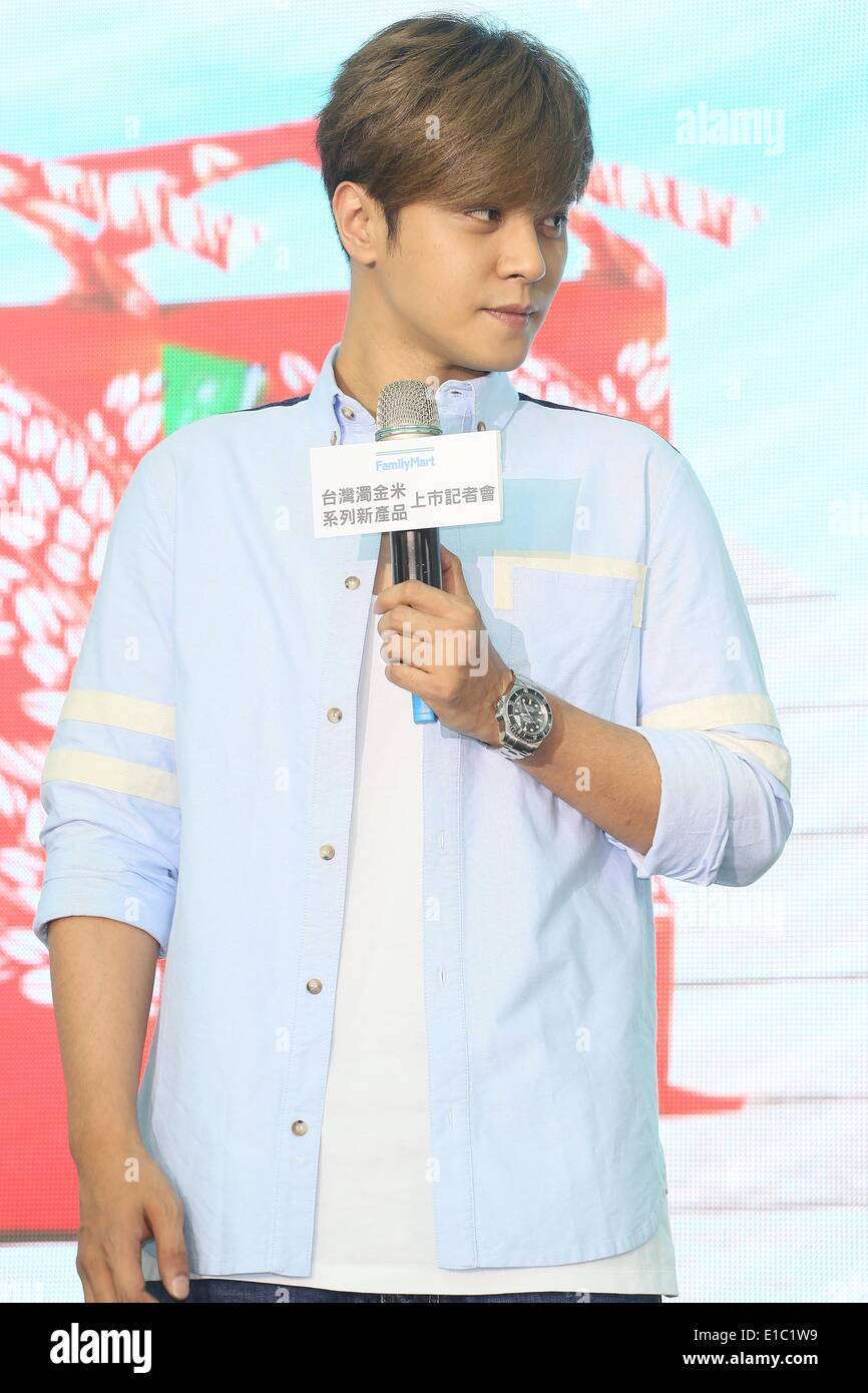 Taipei, China. 28th May, 2014. Taiwanese singer and actor Show Lo poses ...