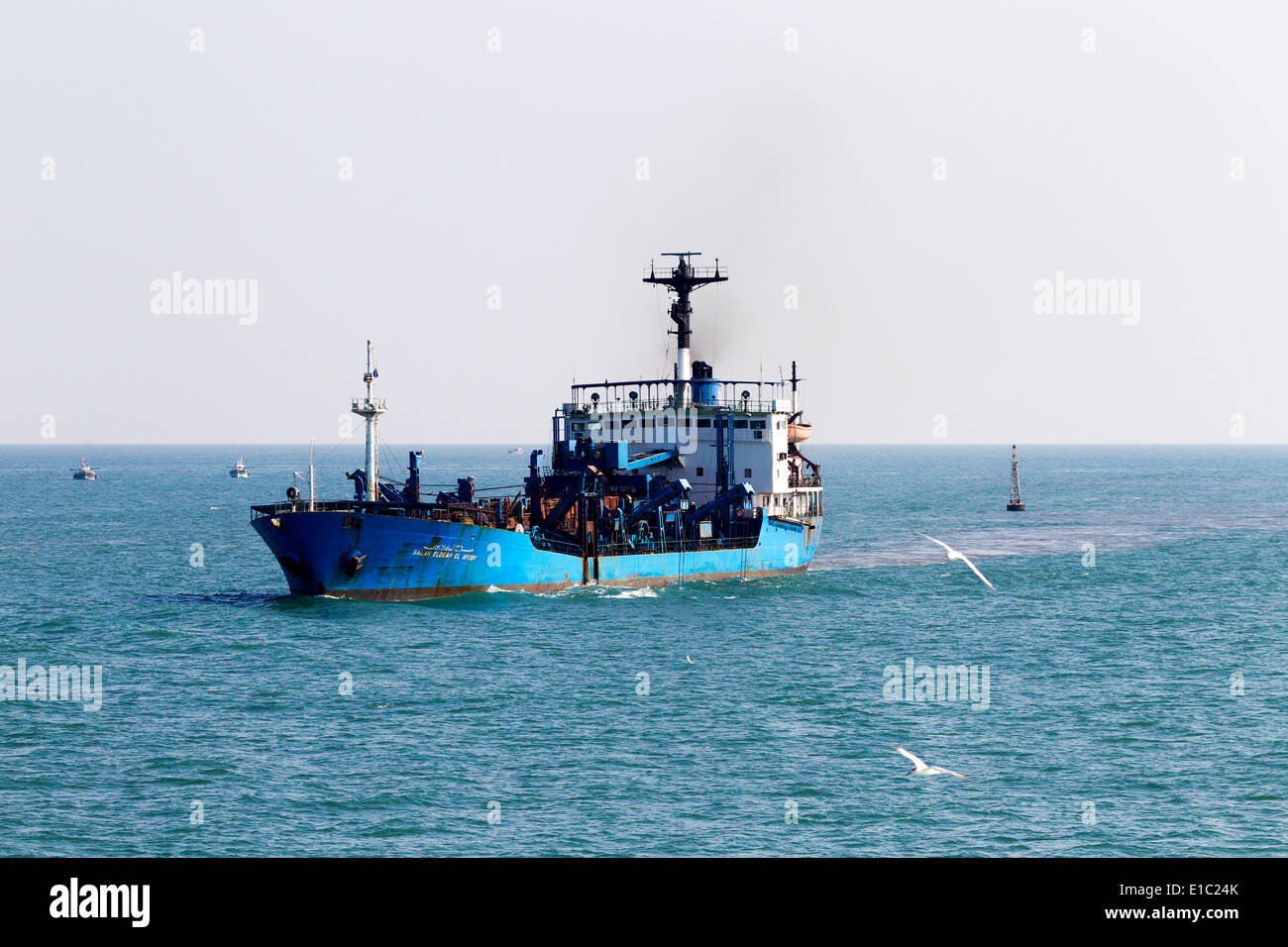 Dredging suez canal egypt hi-res stock photography and images - Alamy