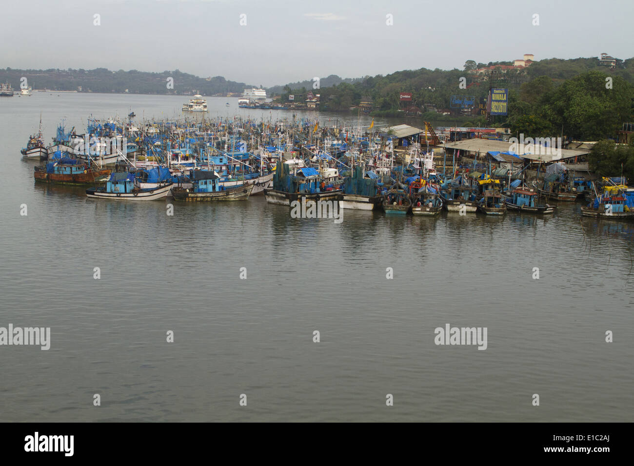 Fishing jetty malim goa hi-res stock photography and images - Alamy