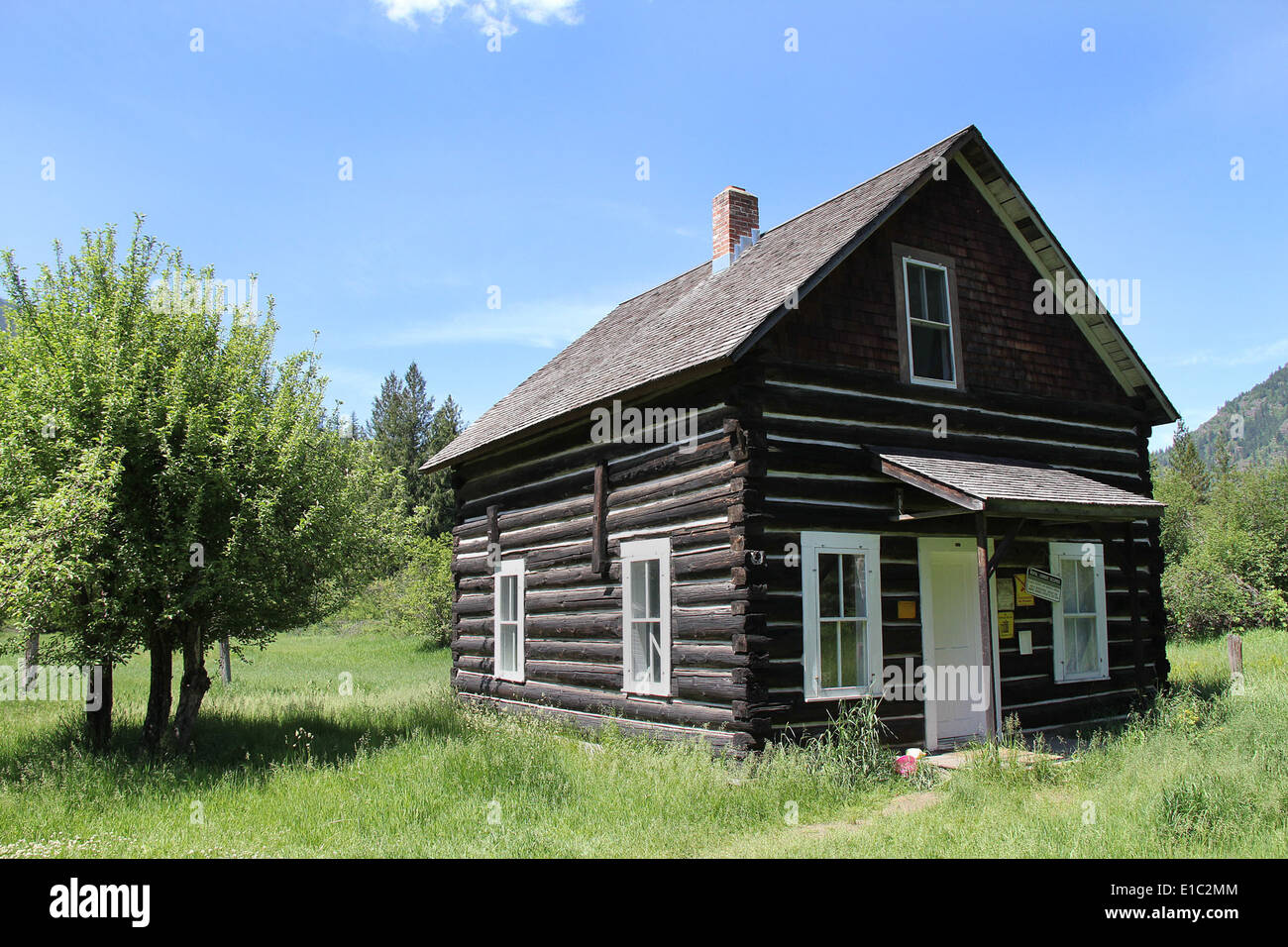The Bull River Guard Station in Kootenai National Forest serves as a ...