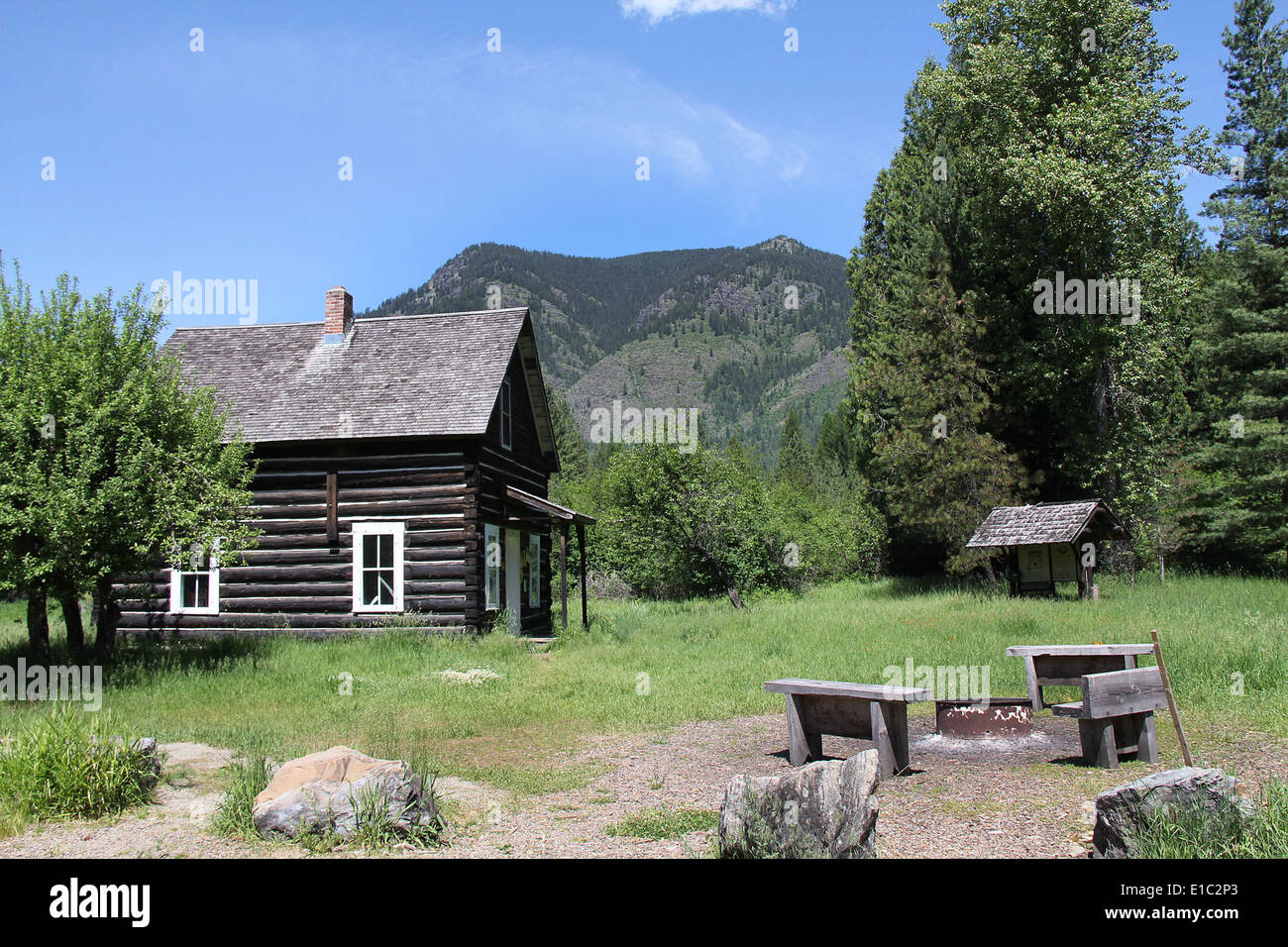 The Bull River Guard Station, located in the Kootenai National Forest ...