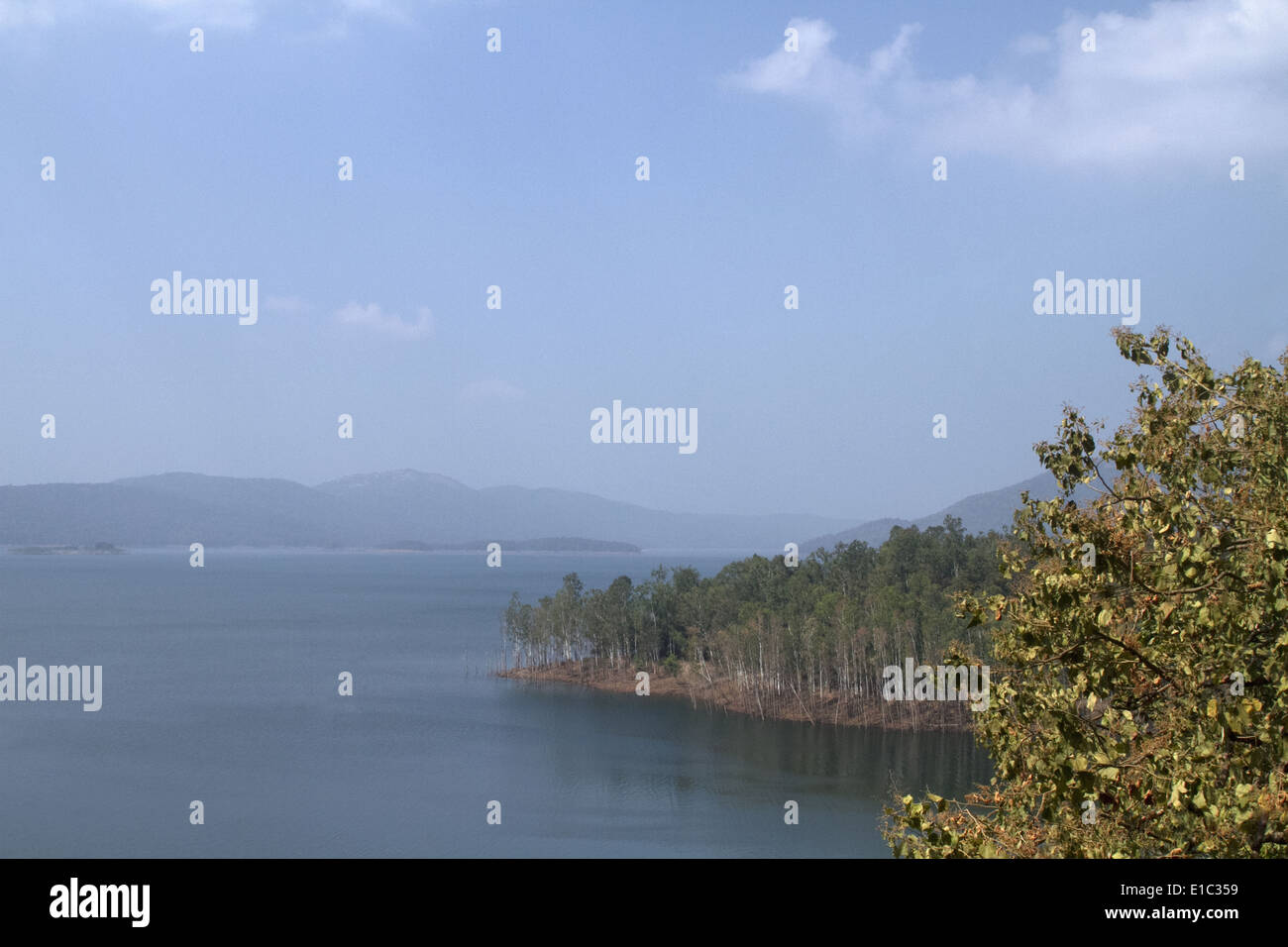 Supa reservoir backwaters, Karnataka, India Stock Photo - Alamy