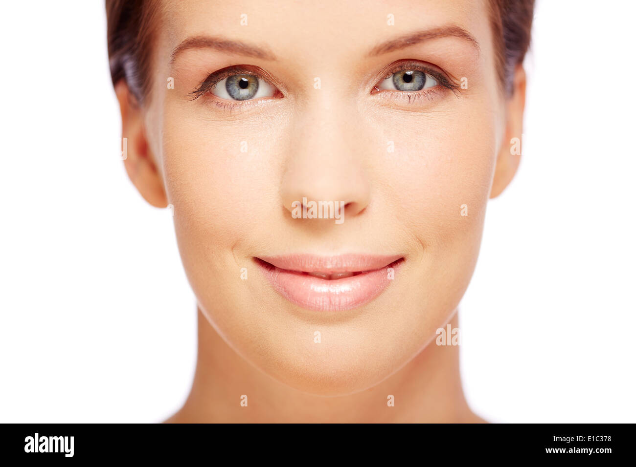 Perfect looking woman pretty smile hi-res stock photography and images ...