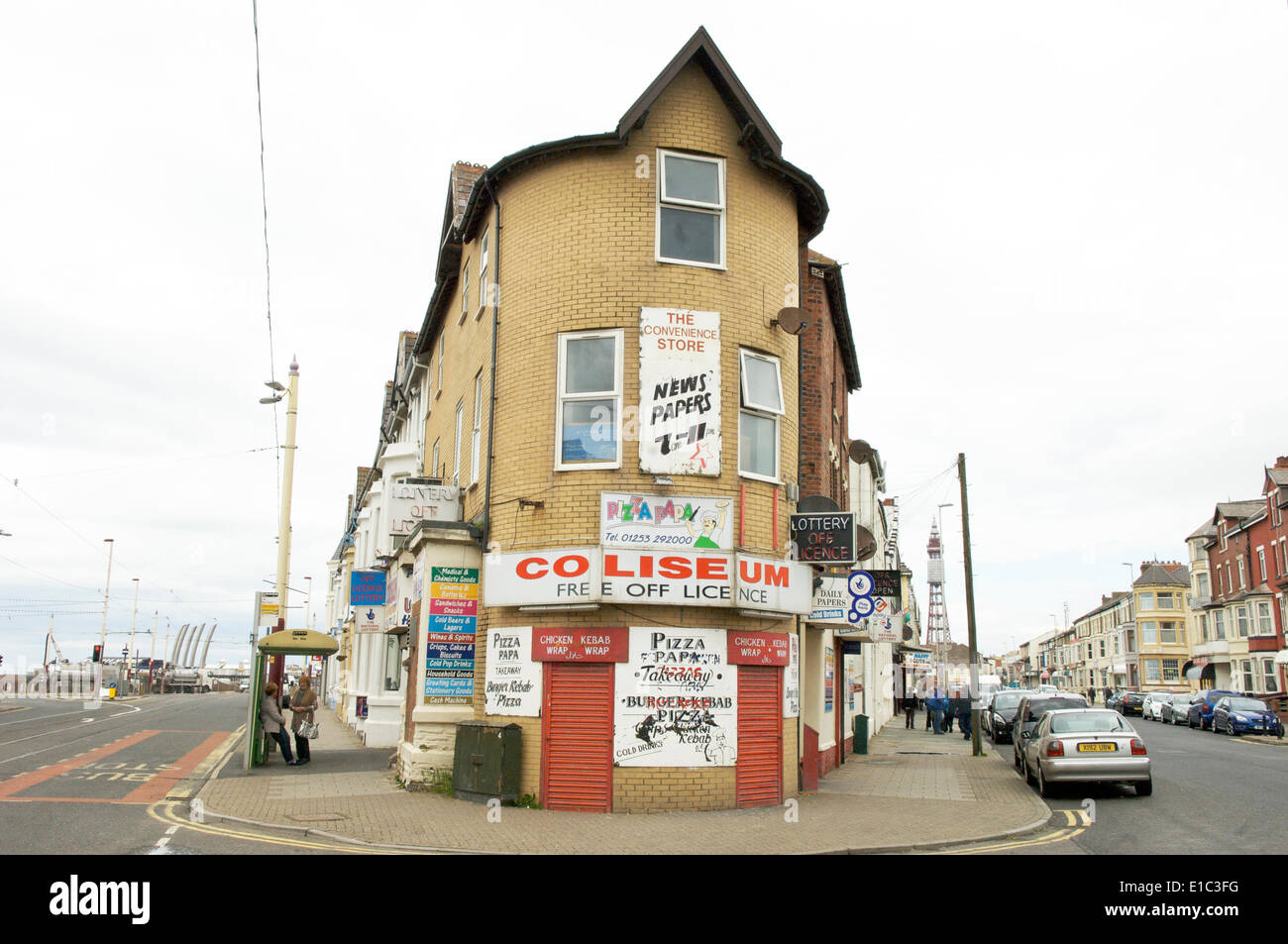 Run down area of central Blackpool,Lancashire,UK Stock Photo - Alamy