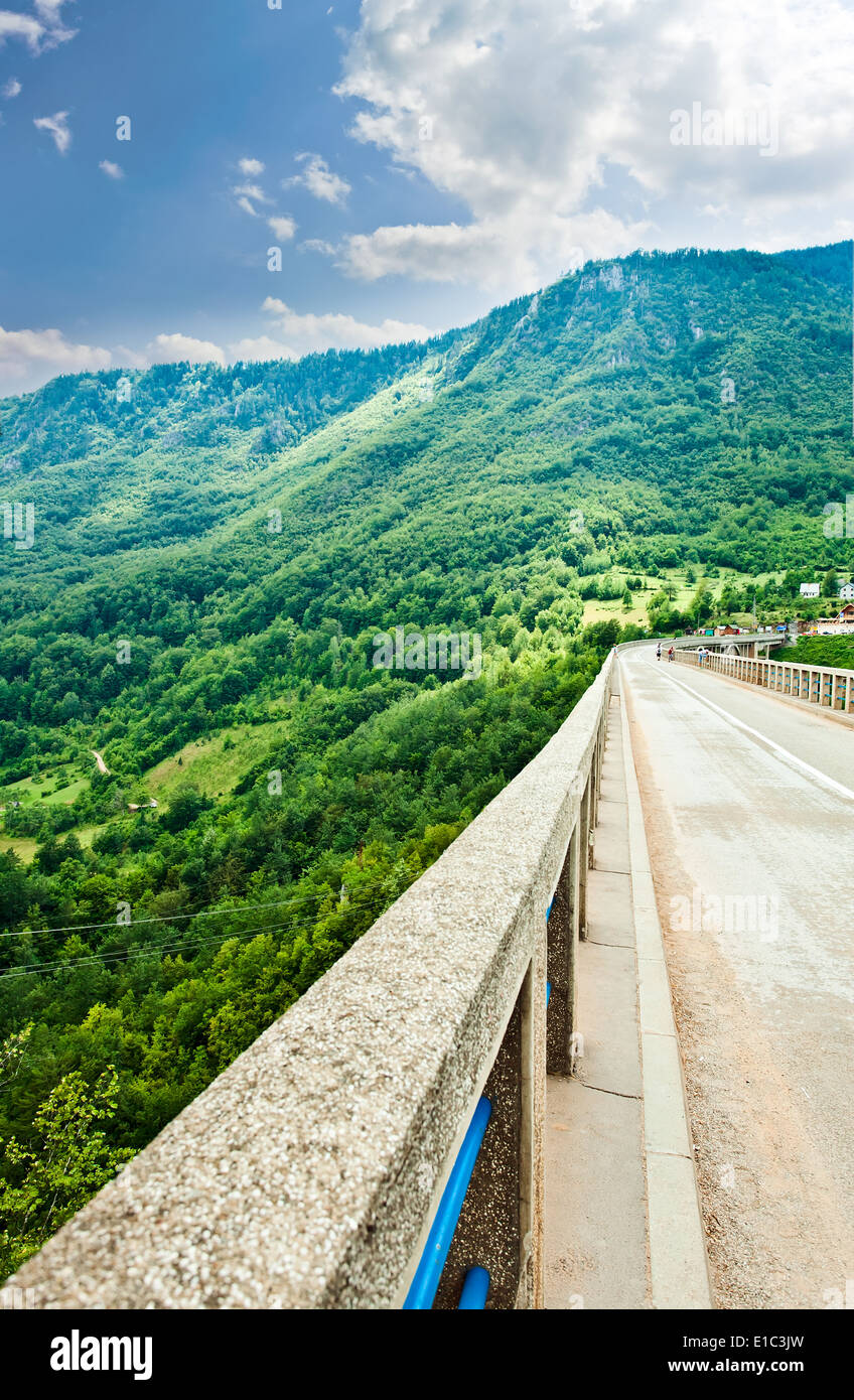 Montenegro . The highest bridge in Europe Stock Photo - Alamy
