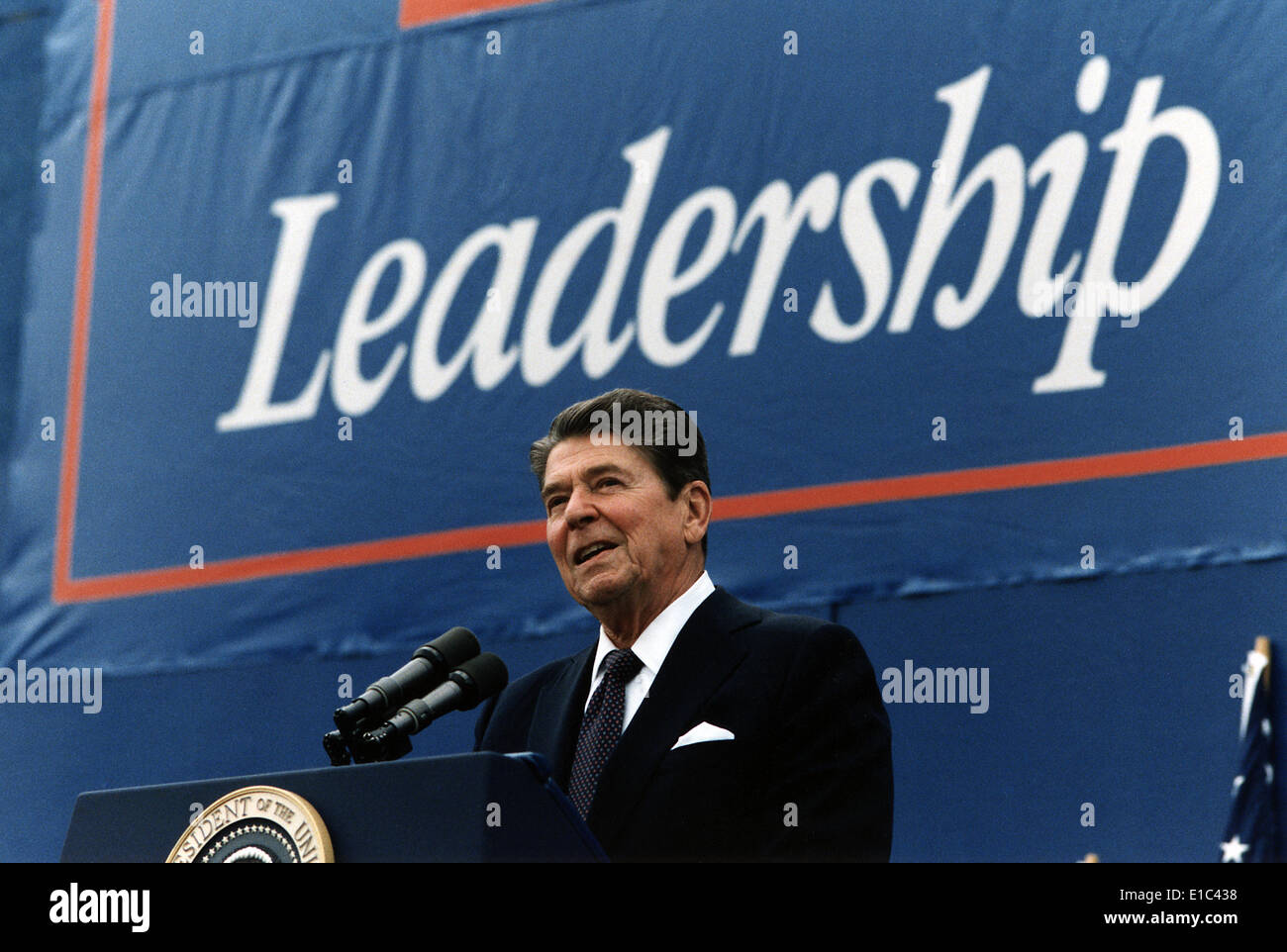 Ronald Reagan Speech High Resolution Stock Photography and Images - Alamy