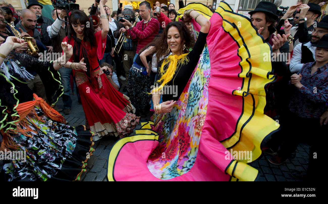 Prague, Czech Republic. 30th May 2014. The World Roma festival Khamoro ...