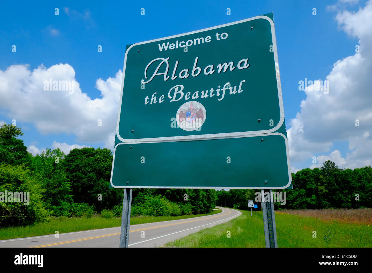 Welcome alabama sign al us hi-res stock photography and images - Alamy