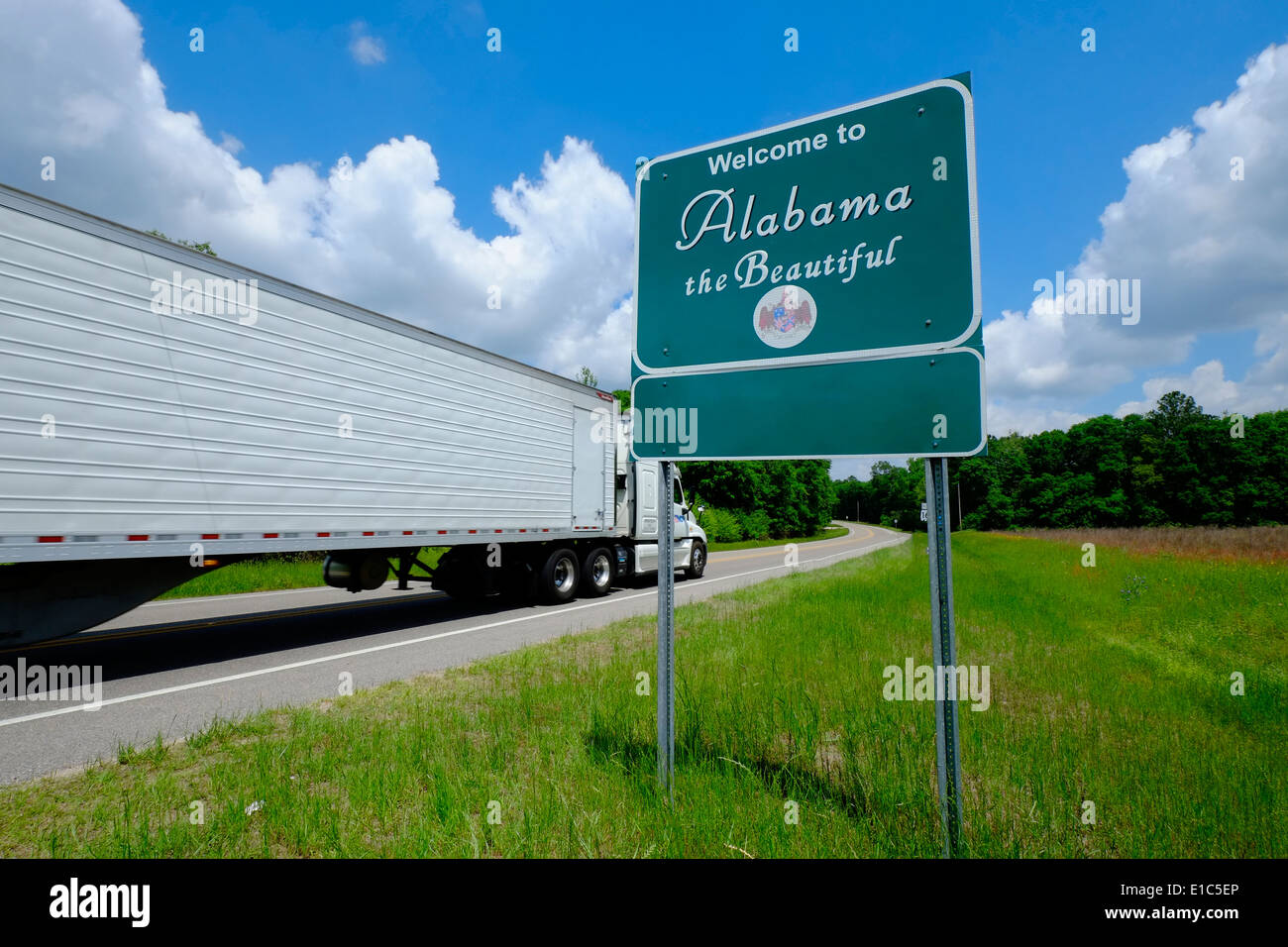 Welcome sign alabama hi-res stock photography and images - Alamy