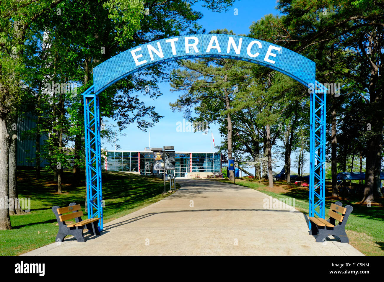 Entrance US Space and Rocket Center Huntsville Alabama AL NASA Stock ...