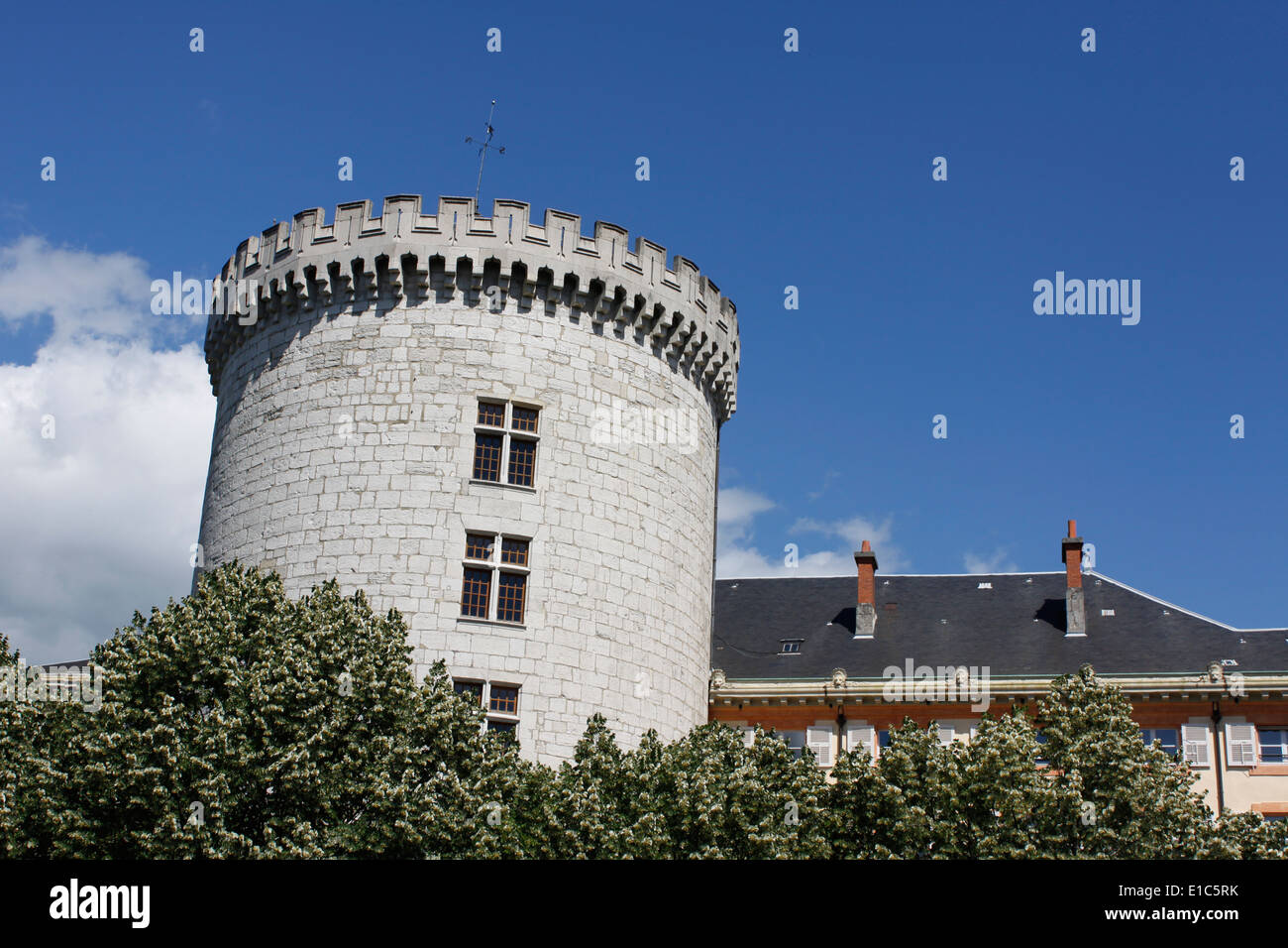 Tower of the castle of Chambery, Savoie, Auvergne Rhone Alpes, France ...
